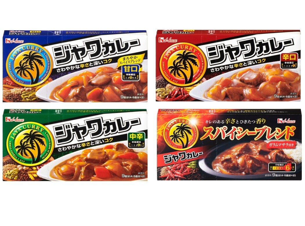 House, Java Curry, Jawa Curry, Block, 180-190g, 9 servings
