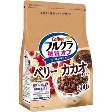 Calbee "Furugura" Fruits Granola, Berry & Cacao 600g