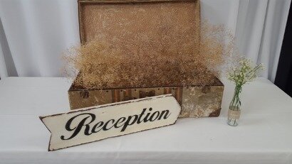 Sign - Reception; right