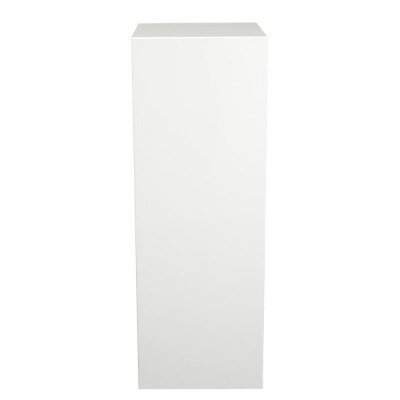 Pedestal; white 1m tall