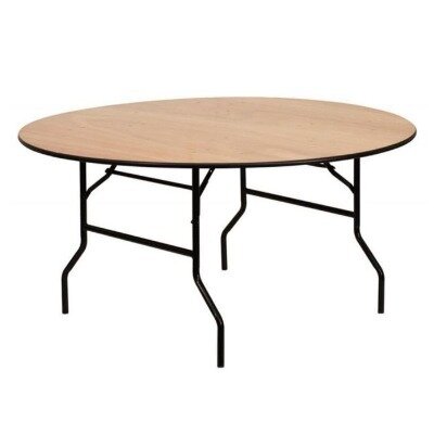 Table; round 1.8m - wooden top
