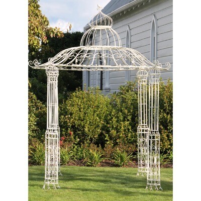 Wedding arch - large 4 pillar cream