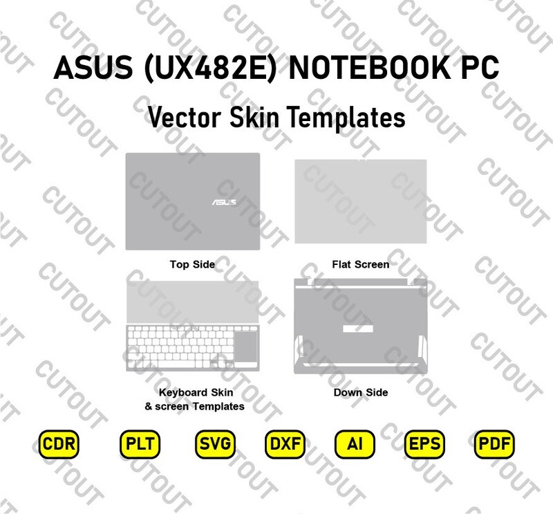 ASUS ZenBook Duo UX482 Vector Skin Cut Files