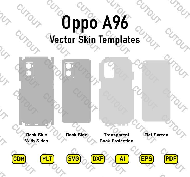 OPPO A96 Vector Skin Cut Files