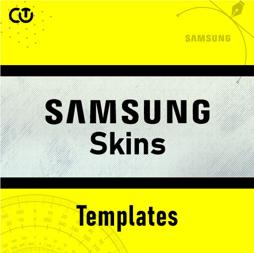Samsung | Vinyl Ready Vector Cut File Templates for mobile Skins in AI ...