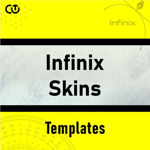 Infinix | Vinyl Ready Vector Cut File Templates for mobile Skins in AI ...