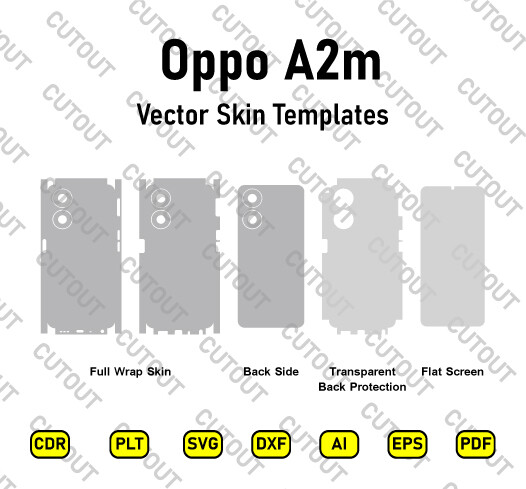 Oppo A2m Vector Skin Cut Files