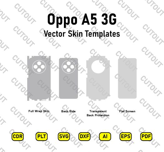 Oppo A3 5G Vector Skin Cut Files