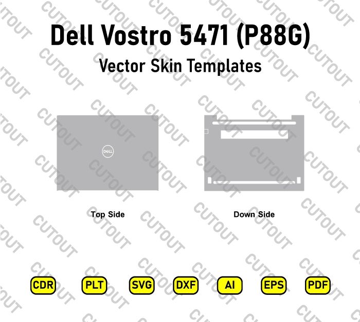 Dell Vostro 5471 (P88G) Vector Skin Cut Files