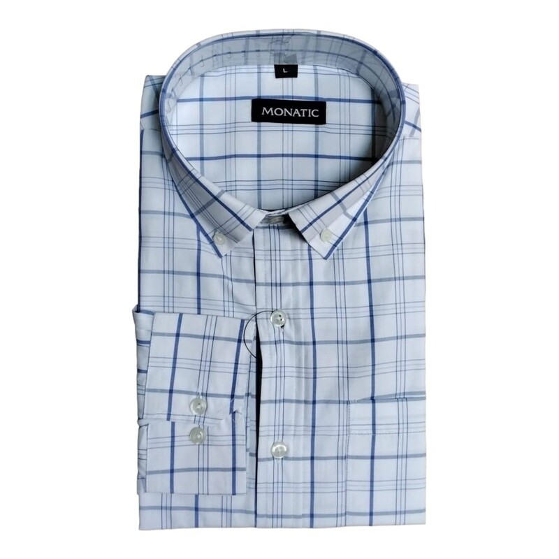 Monatic | LS Shirt | Gordon | Check | Multi