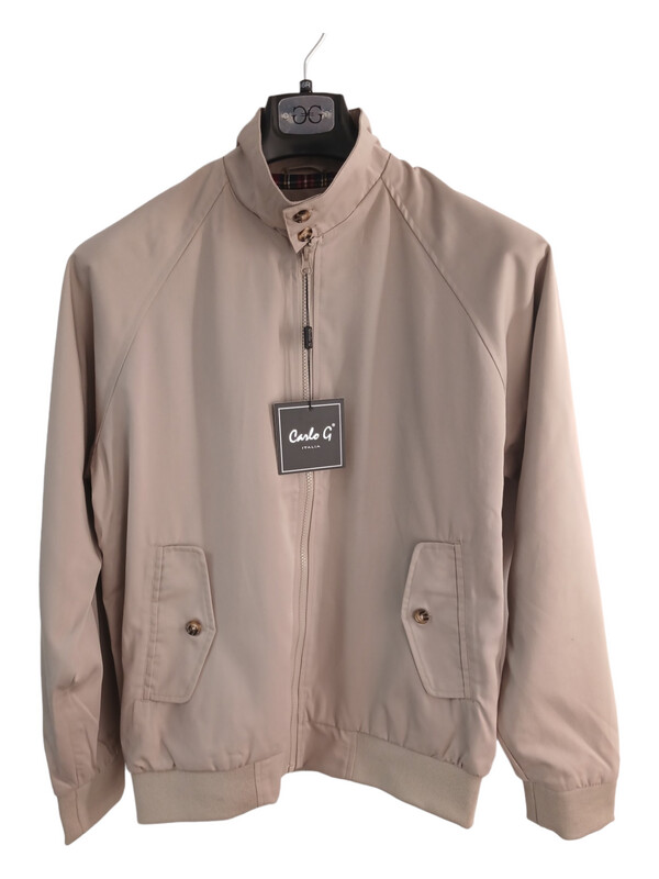 Carlo Galucci | Henley Jacket | Light Stone