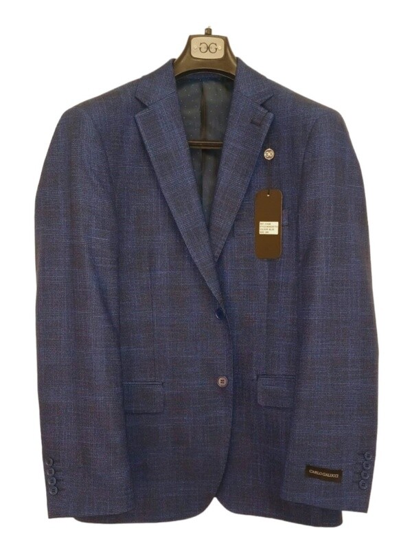 Carlo Galucci | Benedetto Sport Jacket | Side Vent | Blue
