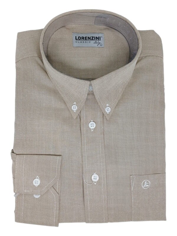 Lorenzini | Classic Long Sleeve Shirt | LO50/775 | Sand