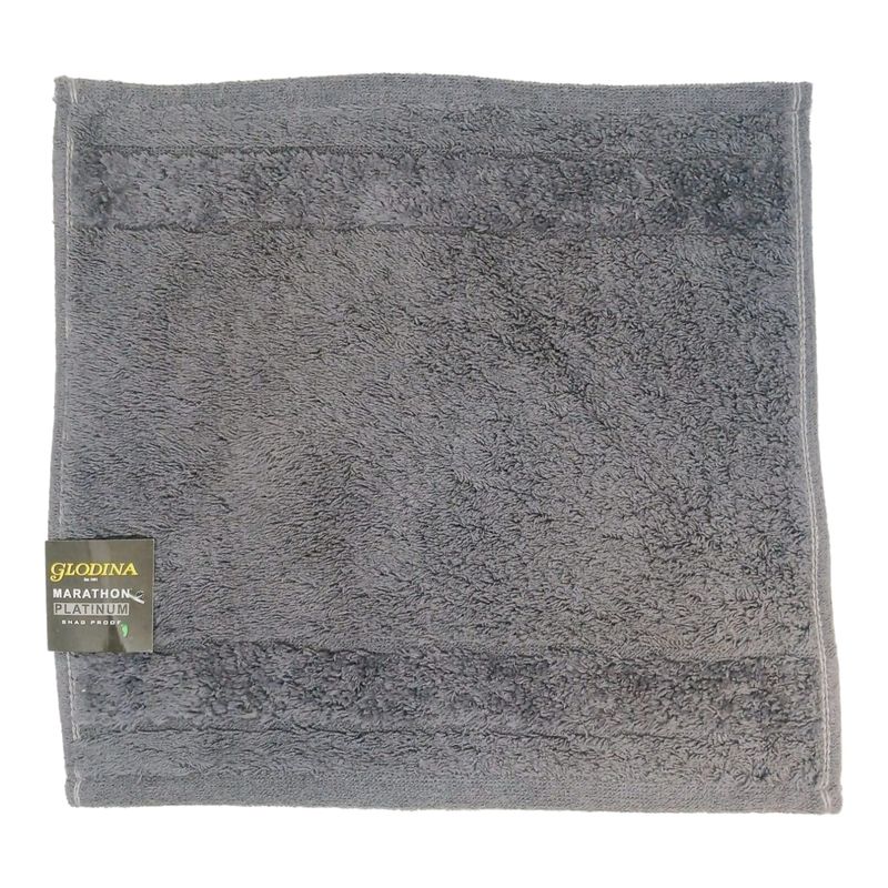 Glodina | Marathon Platinum Face Cloth | 610gsm/550gm2 | Charcoal | 30x30