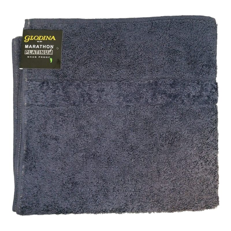 Glodina | Marathon Platinum Bath towel | 610gsm/550gm2 | Charcoal | 70x135