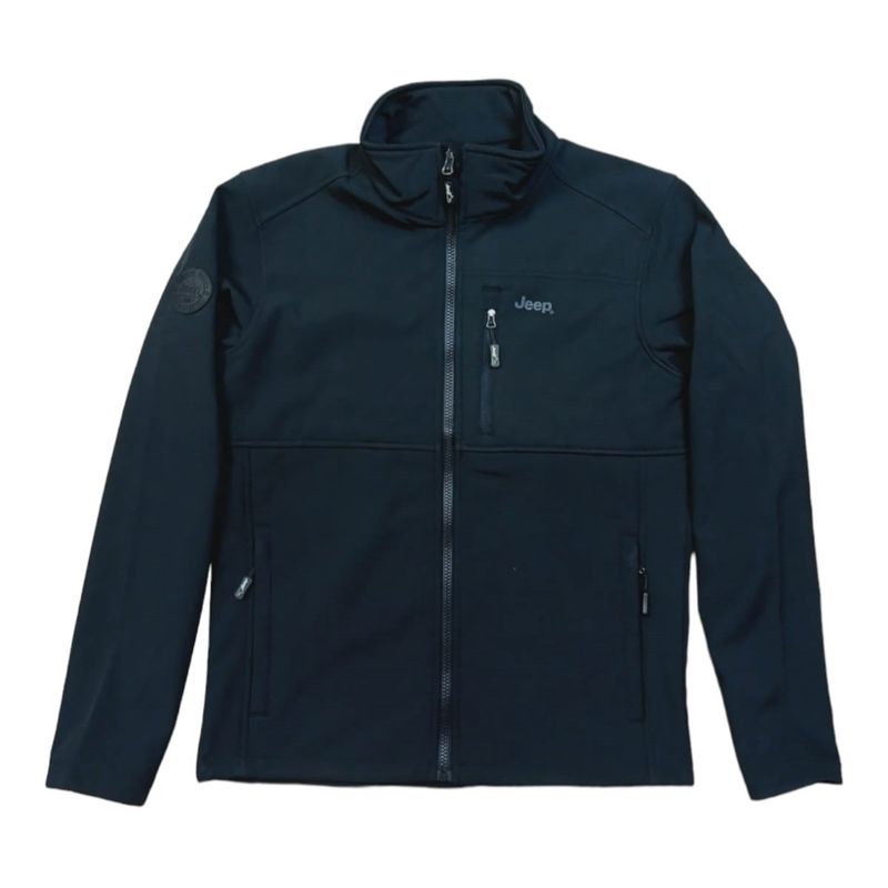 Jeep | Funnel Neck Soft Shell Jacket | Black