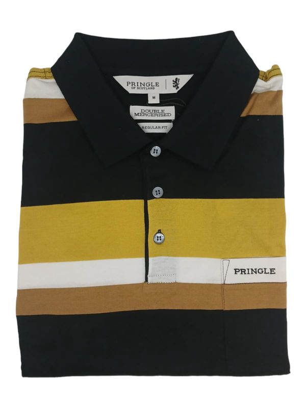 Pringle | Clifton Golfer | Double Mercerised | Mustard