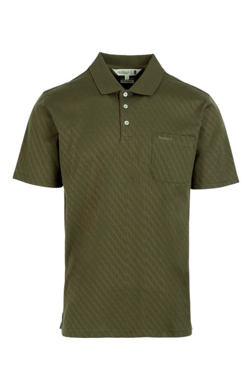 Pringle | Siya Jacquard Mercerised Golfer | Fatigue