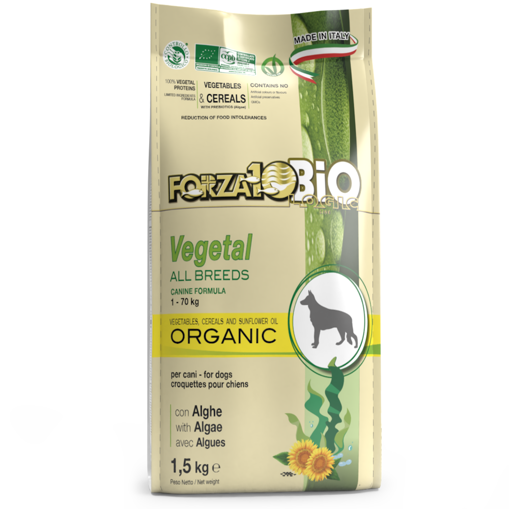 Forza 10 Bio Vegetal All Breeds Alimento per Cani 1,5 kg