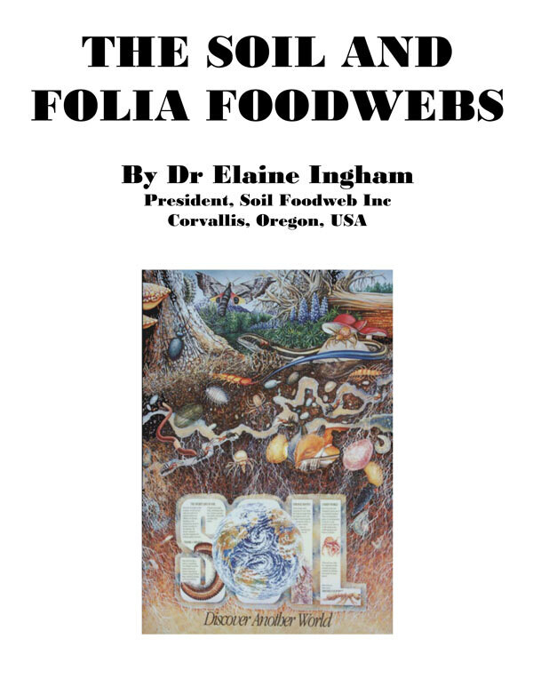 The Soil & Foliar Foodwebs - Our Online Store - SOIL FOODWEB INSTITUTE ...