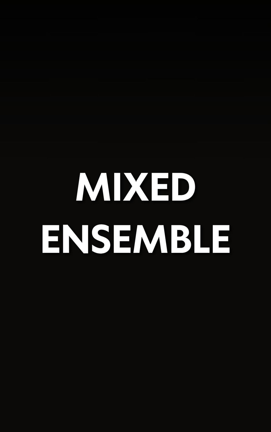 Mixed Ensembles