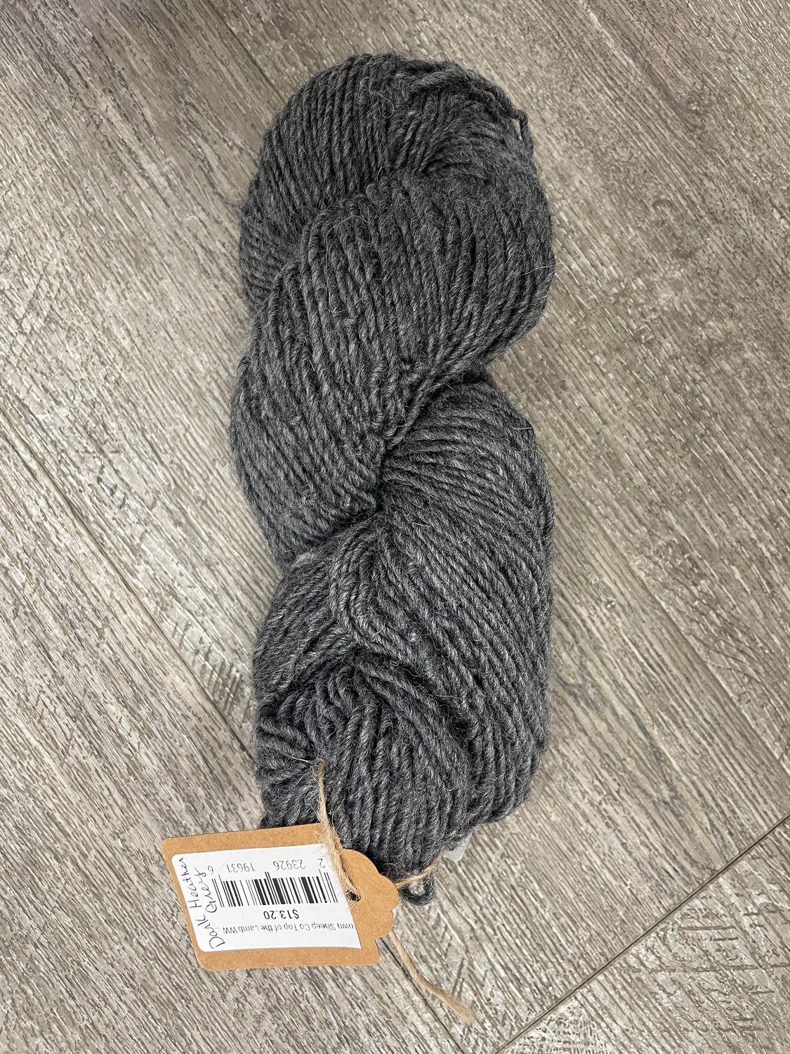 Brown Sheep Co Top of the Lamb WW - Dark Heather Grey