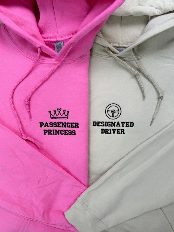 Passenger Princess + Designated Driver Matching Couples Set - custom ...