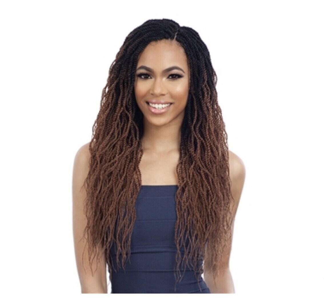18 3x Senegalese Twist Wavy Crochet Braid Color Ot530