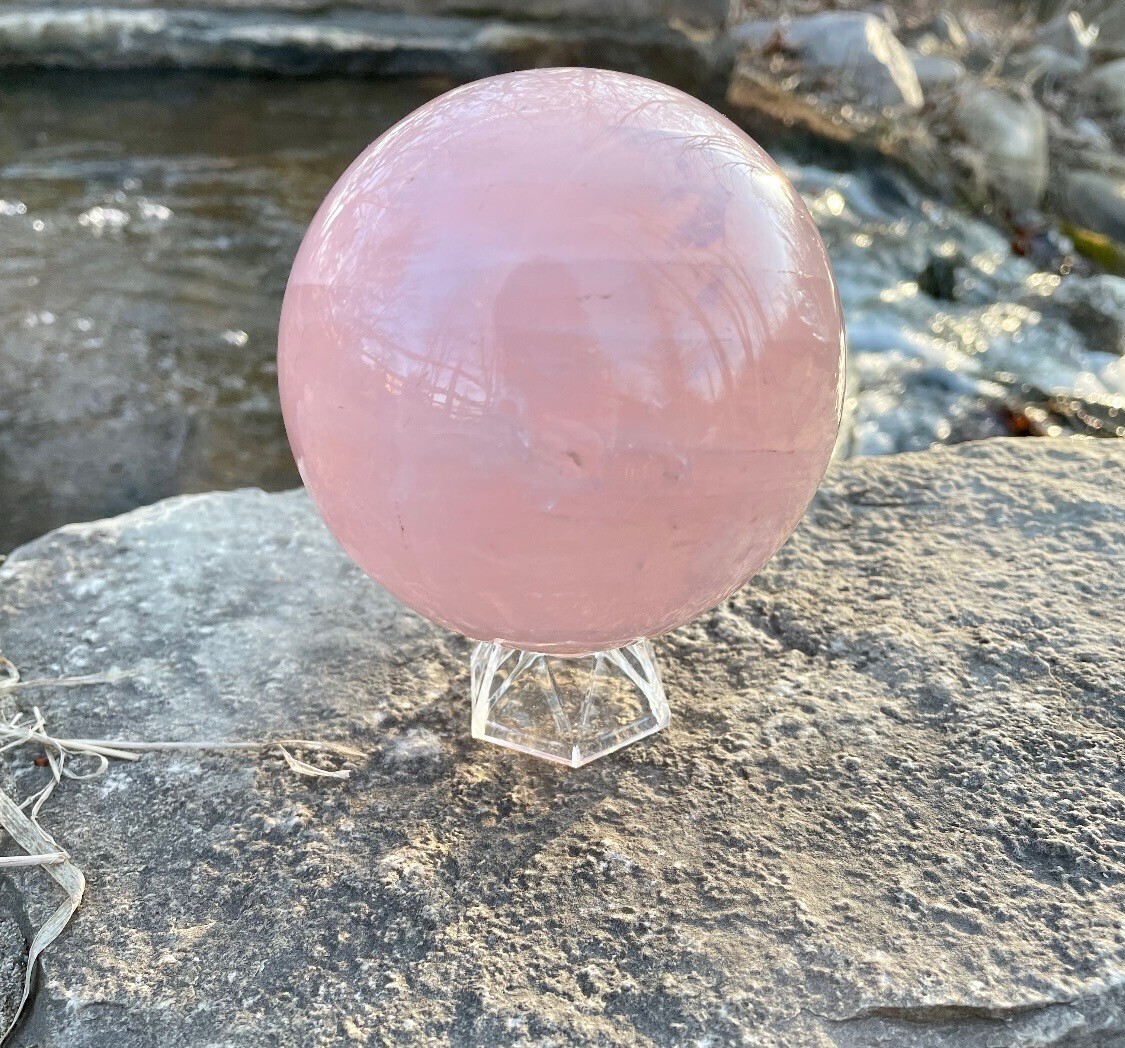 Rose Quartz Large Sphere