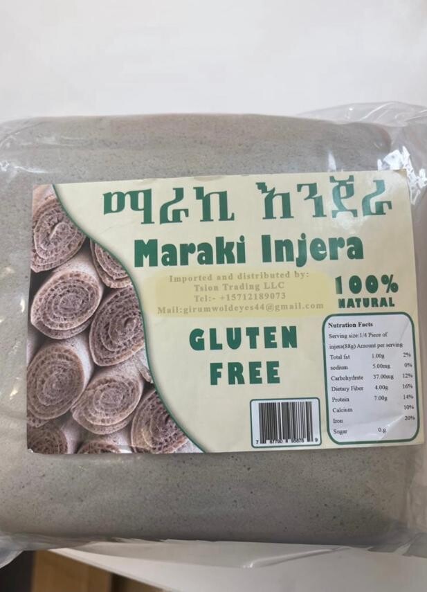 imported daily from Ethiopia, 100% teff Injera (4 per pack) - Online ...