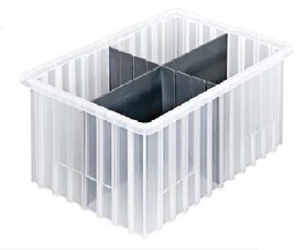 Dividable Grid Clear-View bins