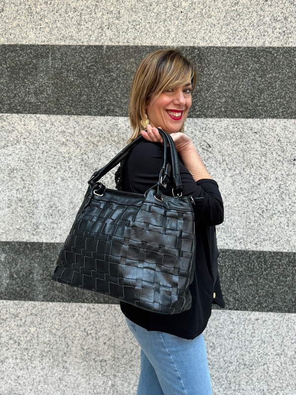 Borsa intreccio ROSSA