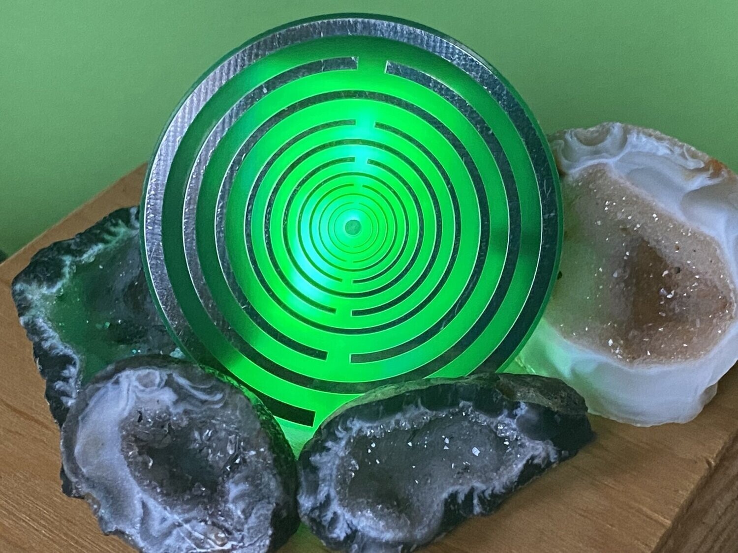 Aury Disc - Ø 5 cm -Lakhovsky Antenne mit Körbler Zeichen