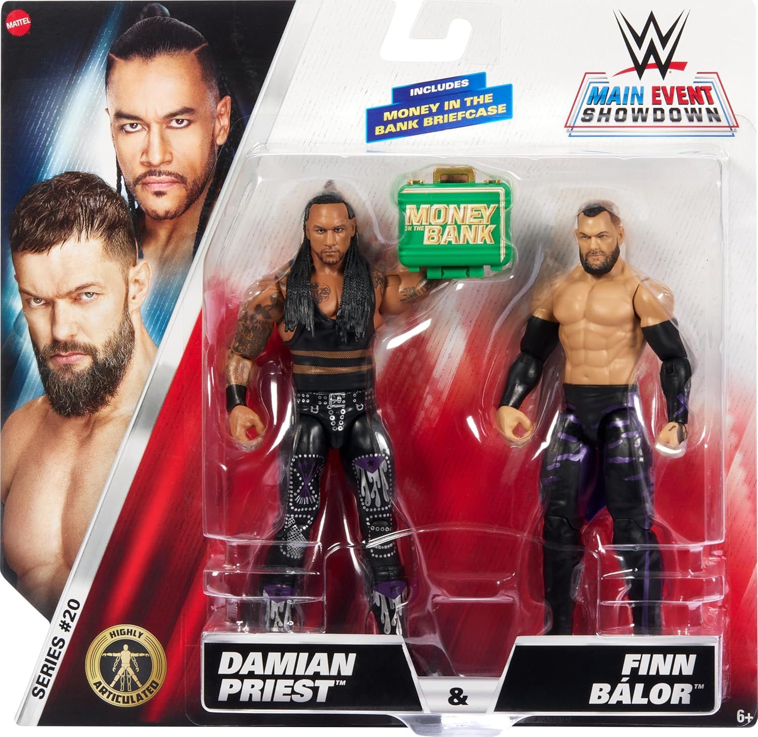 DS Mattel WWE Main Event Championship Showdown 2-Pack Damian Priest & Finn Balor Nuevo