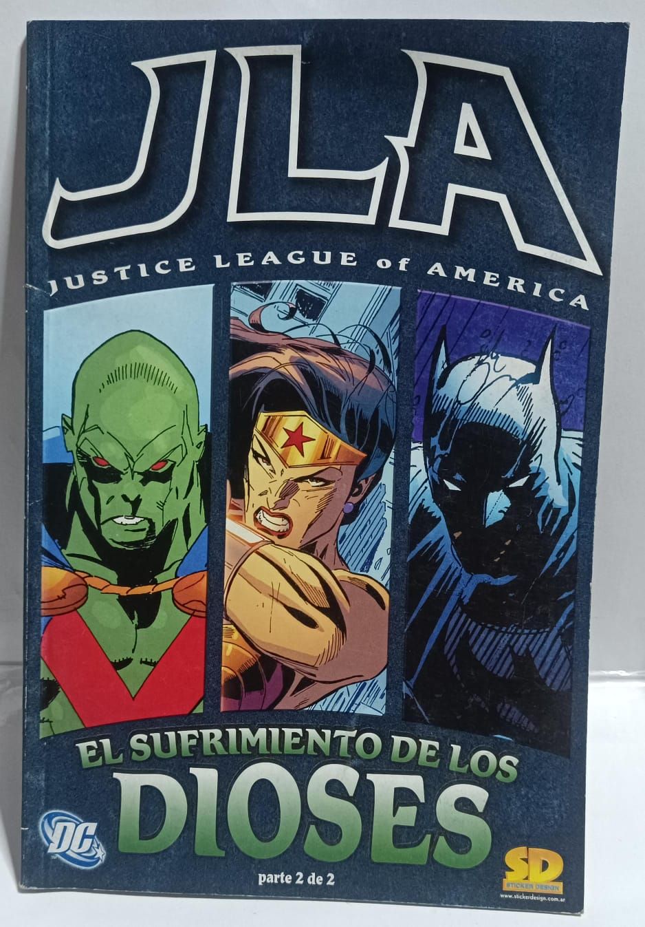 NELA-n, JLA Comic El Sufrimiento De los Dioses Espanol