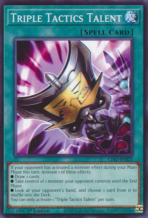 SJ Triple Tactics Talent - Legendary Modern Decks 2026 (L26D) Legendary ...