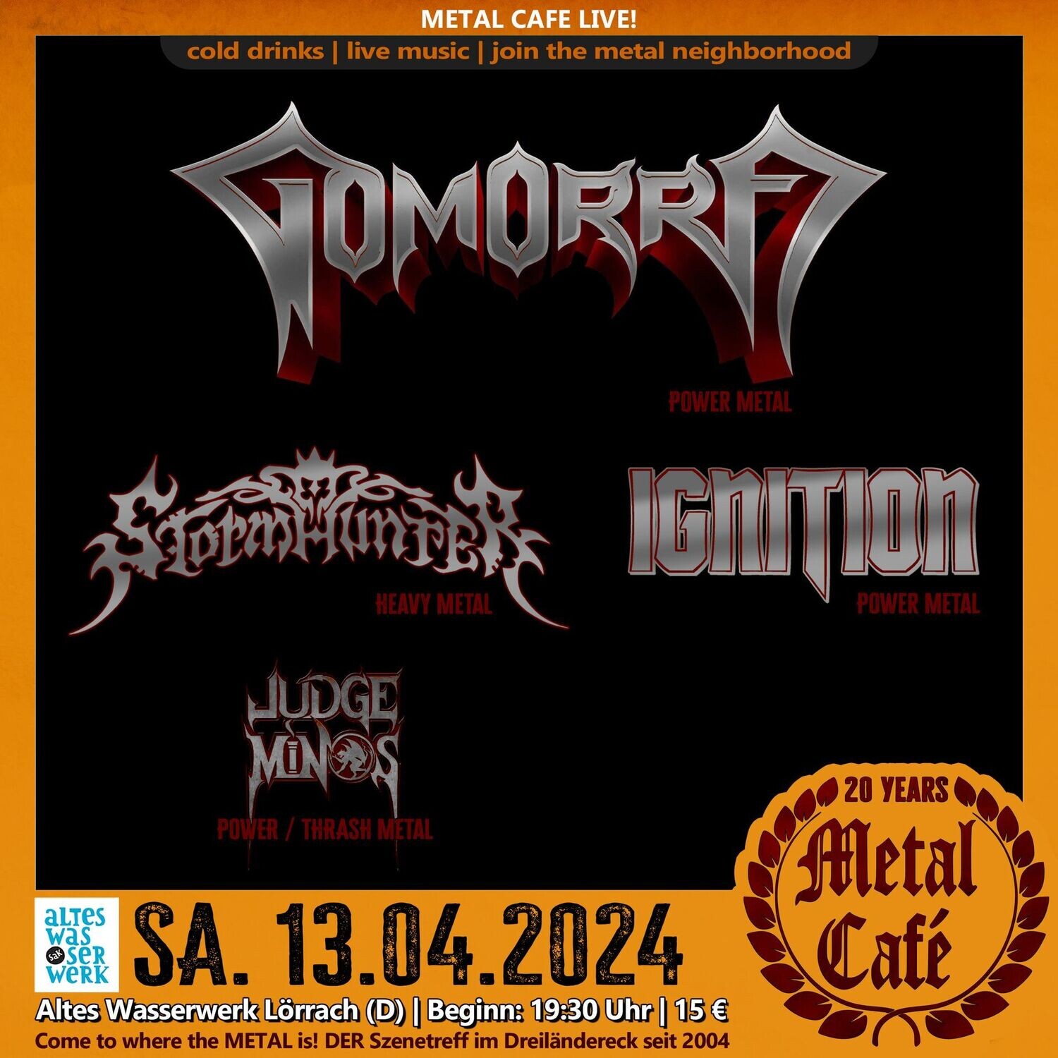 E-Ticket Metal Café 13.04.2024