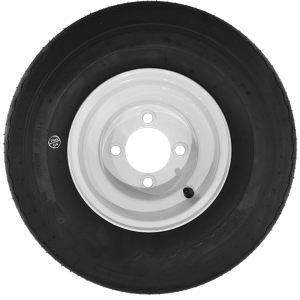 Roue blanche 8 pouces /pneu low profile - Boutique - Voiturette Design