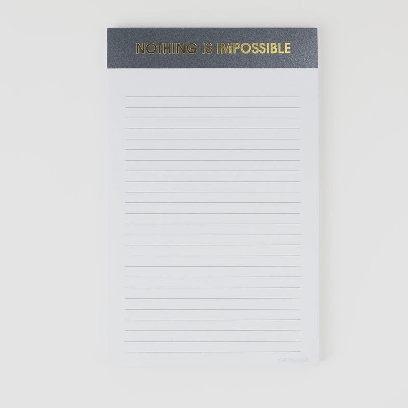 Nothing is Impossible Notepad Nothing is Impossible Notepad