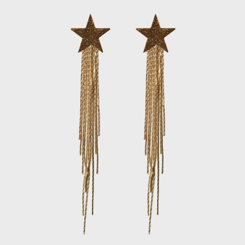Gold Shooting Star Duster Drops