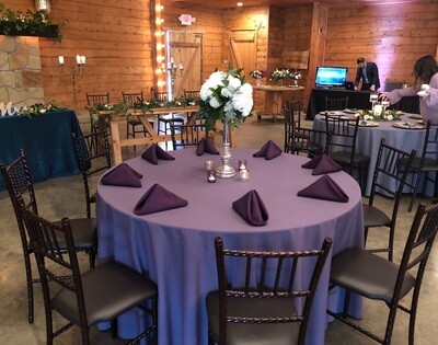 Dusty Purple Polyester Tablecloth Rental | AM Linen Rental - Show Now ...