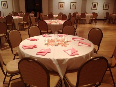 Light Pink Polyester Tablecloth Rental | AM Linen Rental - Show Now ...