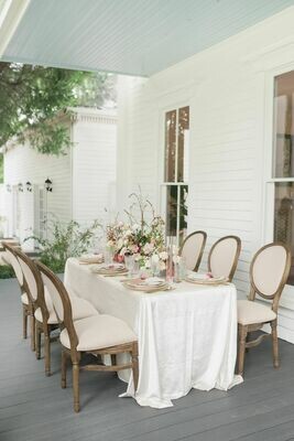 White Premium Velvet Tablecloth Rental | AM Linen Rental - Show Now ...