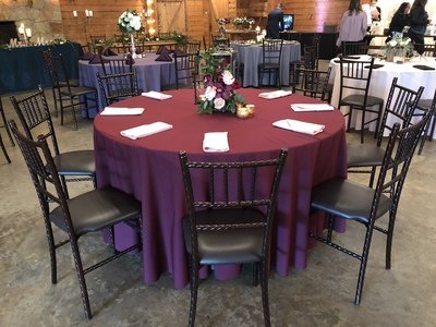 Burgundy Polyester Tablecloth Rental | AM Linen Rental - Show Now ...