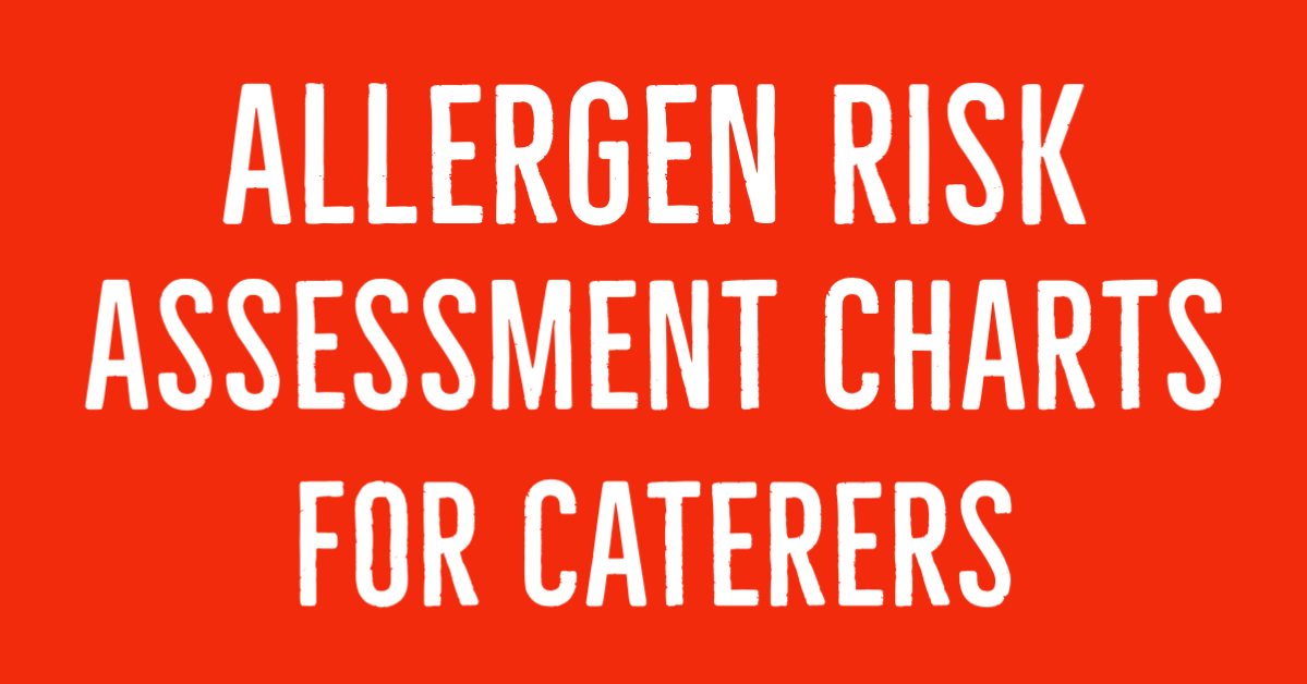 Allergen Risk Assessment Chart for Caterers – Store – ALLSAFE
