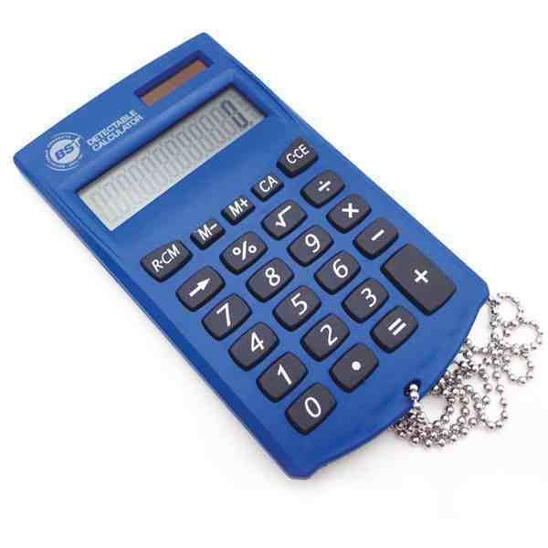 Metal Detectable Pocket Calculator – Store – ALLSAFE