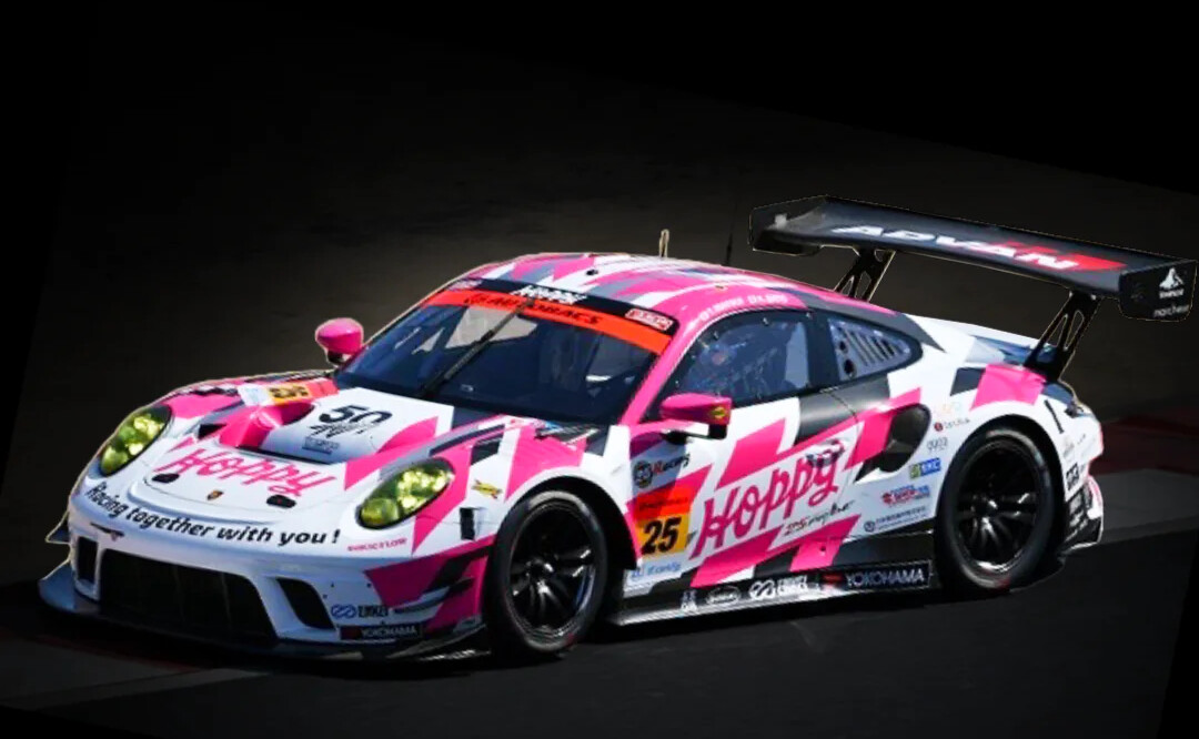 1:43 Spark - HOPPY Porsche No.25 HOPPY team TSUCHIYA GT300 SUPER GT 2021