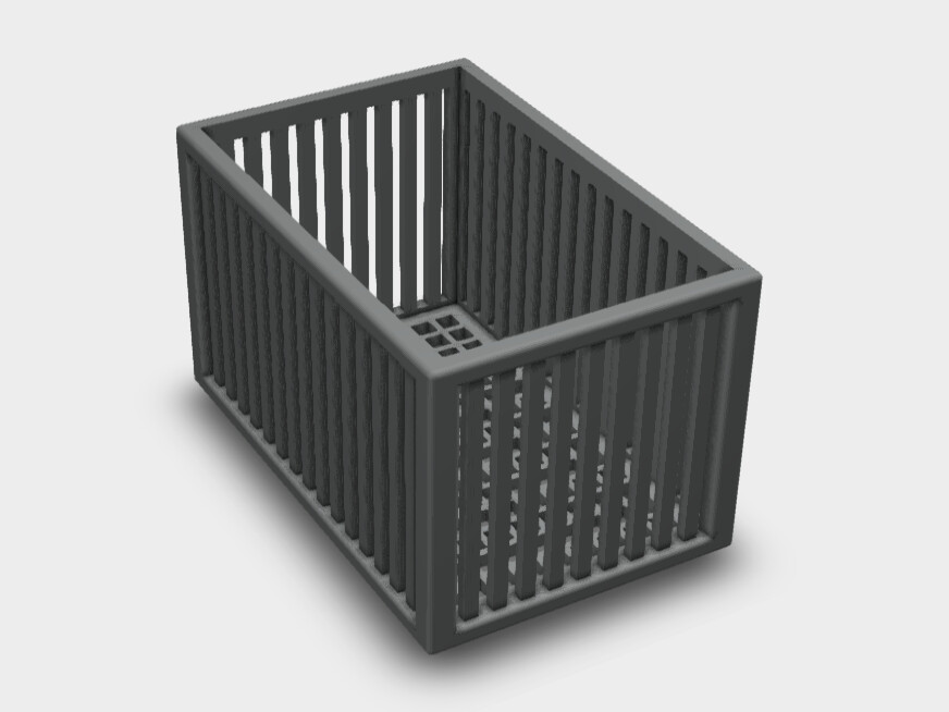 1:18 Moos 3D Druck Diorama Zubehör - Gitterbox