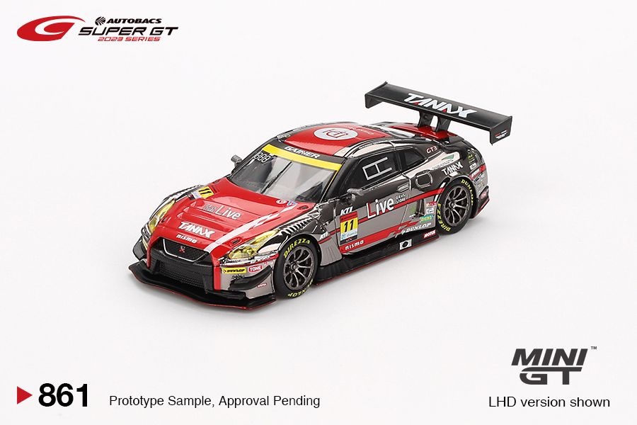 1:64 Mini GT - 2023 Nissan GT-R (R35) Nismo GT3 #11 Gainer Tanax GT-R ...