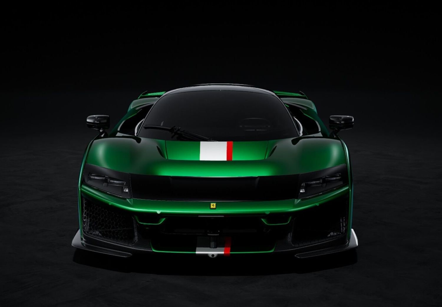 1:43 BBR - Ferrari F80 carbon optional Green Jewel - bicolor wheels ...